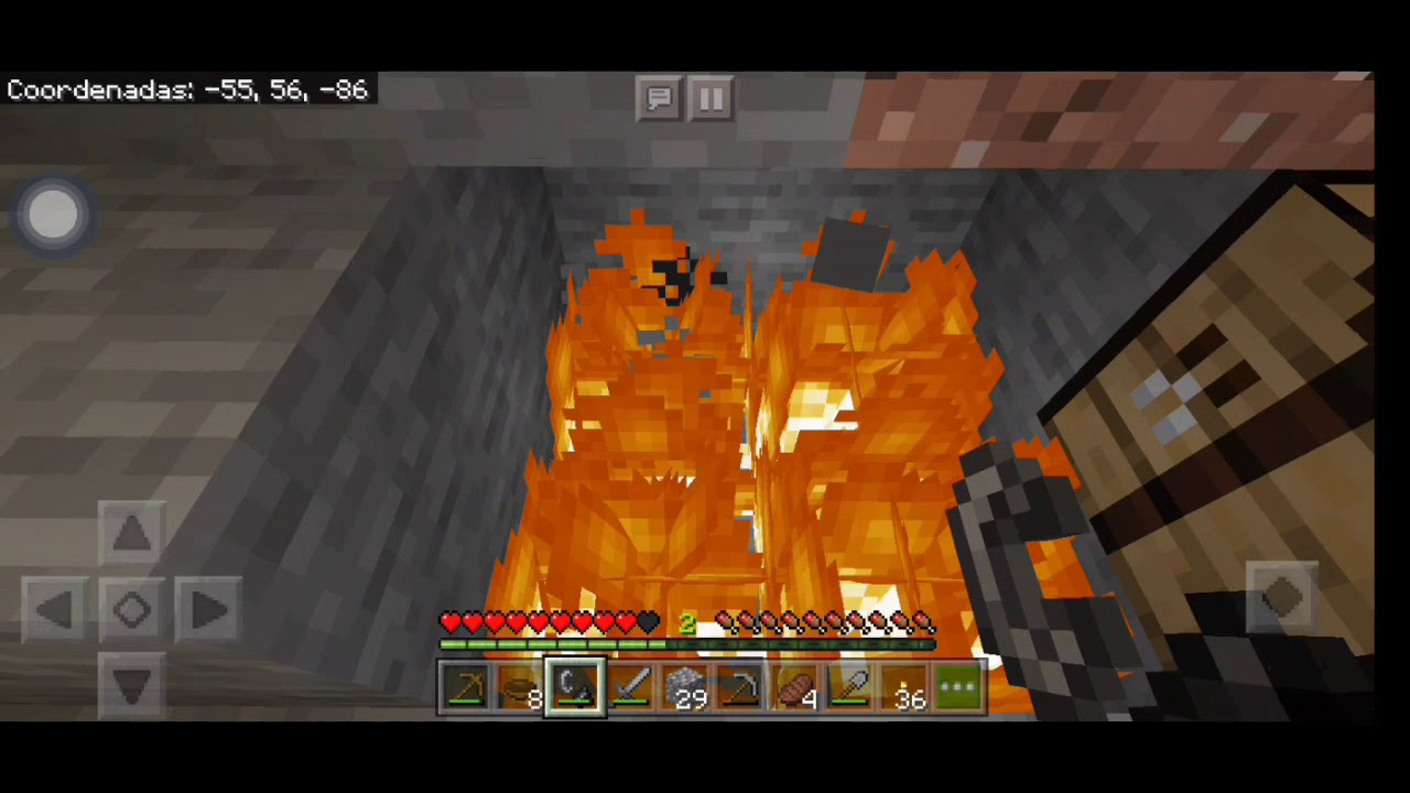 Minecraft pe en ZTE Blade A7 2019 - YouTube