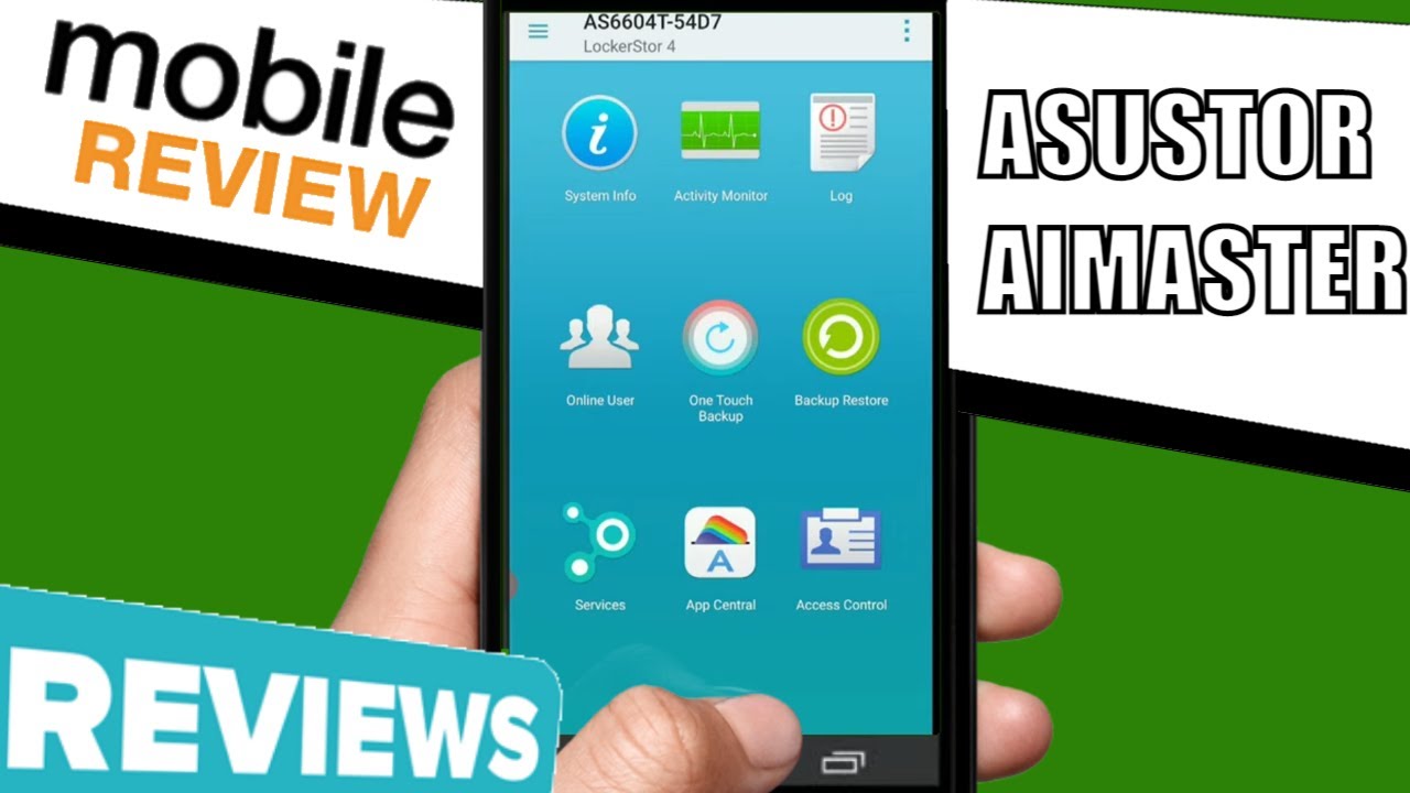 Asustor AiMaster Phone App Review - YouTube
