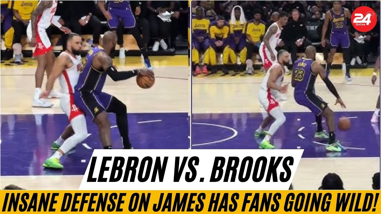 LEBRON vs. BROOKS! Dillon's INSANE Defense on James Has Fans Going WILD! - YouTube