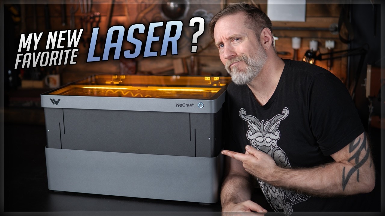 WeCreat Vision Pro 45W Review - Just Another Laser Cutter? - YouTube