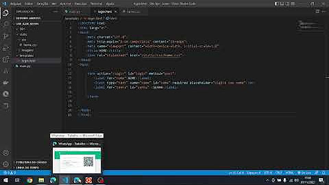 CRIANDO UM SITE DO ZERO. PYTHON E FLASK, HTML E CSS - YouTube