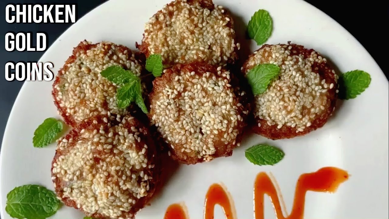 Chicken Gold Coins | Easy Starter Recipes | Tea Party Snacks | Wooed By ...