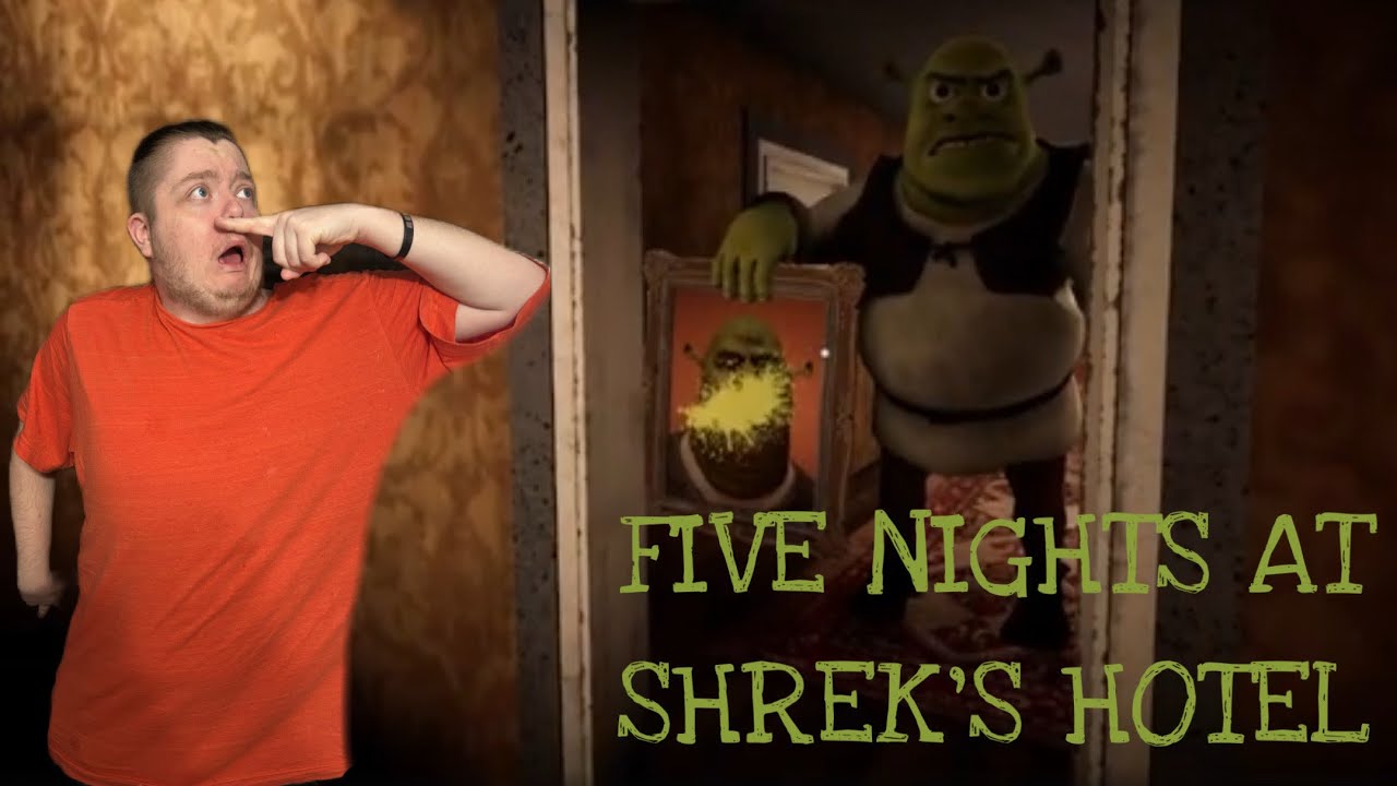 I Sneezed On Shrek's Painting! Five Nights At Shrek's Hotel 2 - YouTube
