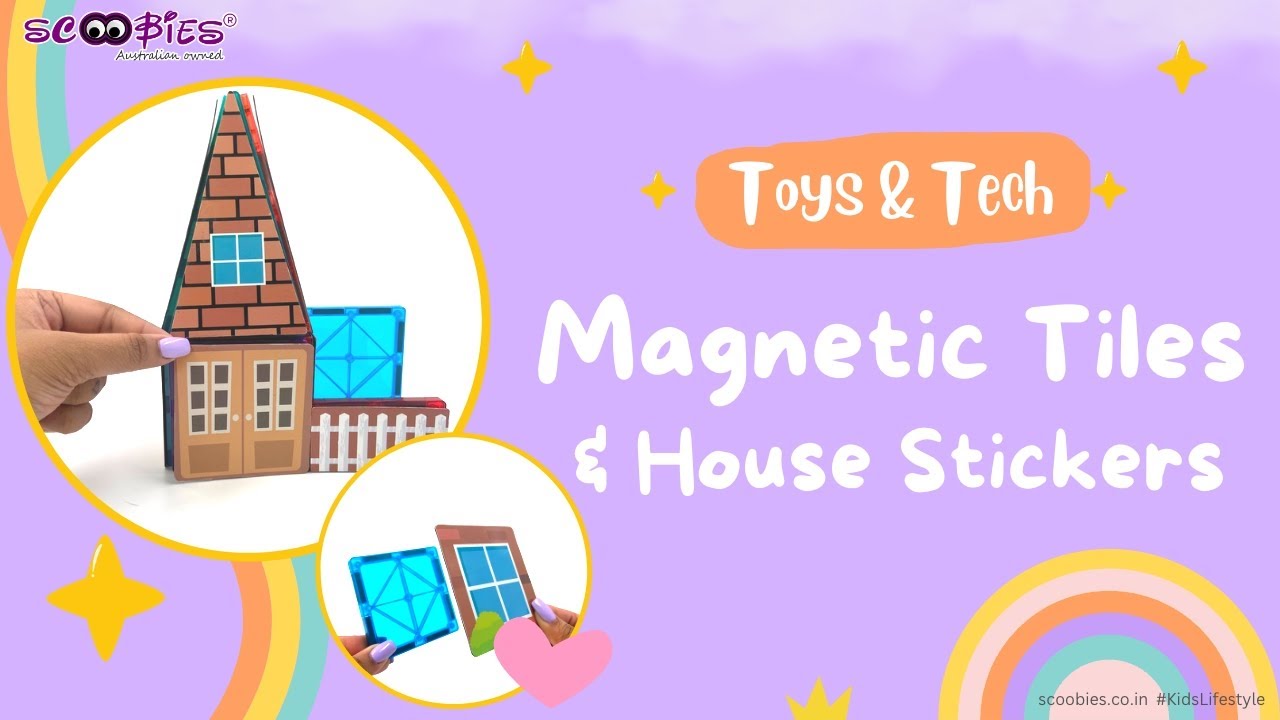 MAGNETIC TILES & HOUSE STICKERS - SCOOBIES - YouTube