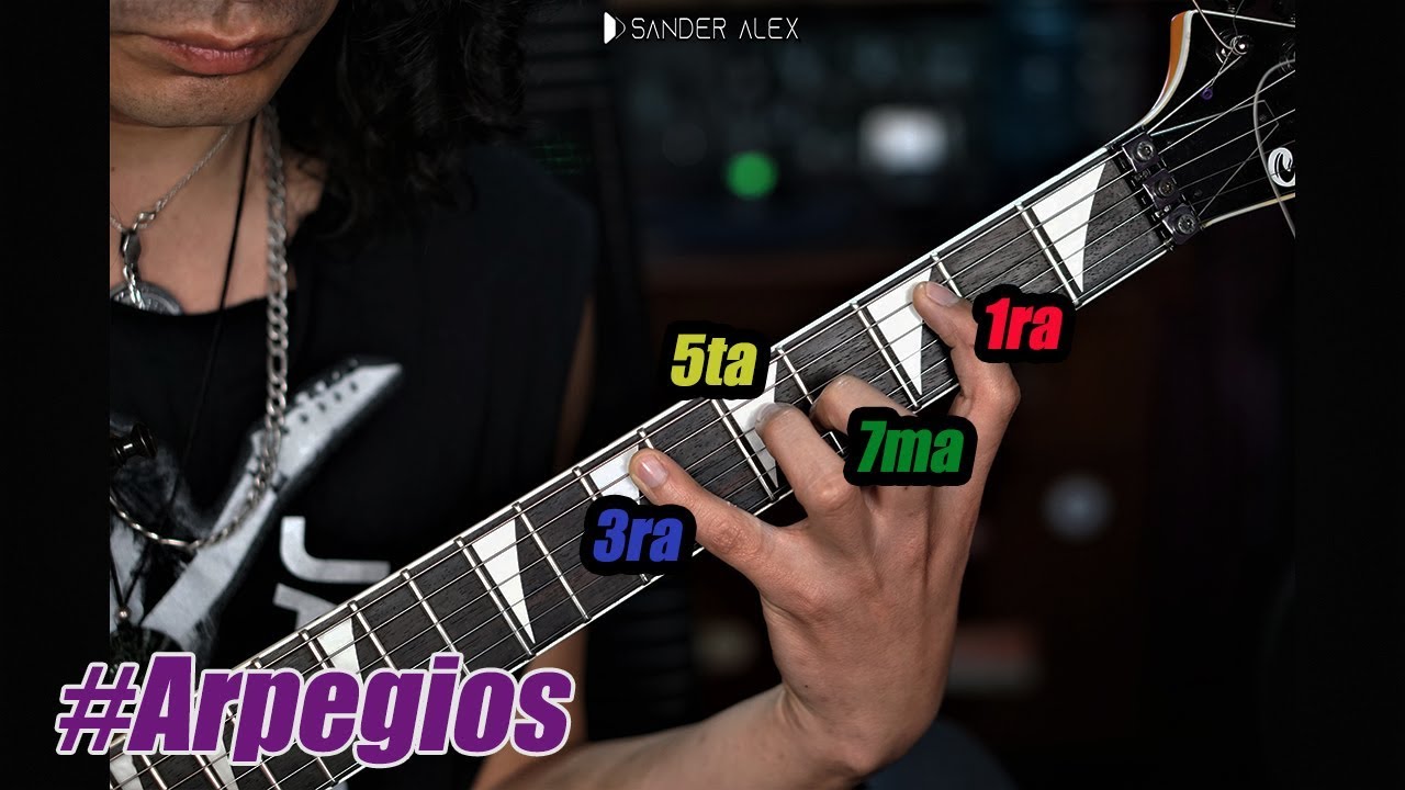 ARPEGIOS de 7mas en MODOS🎸 ¿Cómo tocarlos?👀 - YouTube