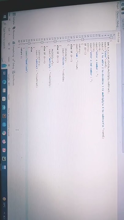 making calculator in C++ - YouTube
