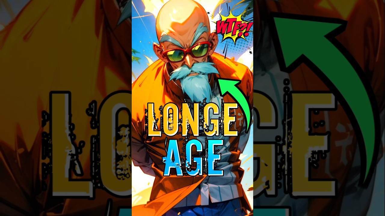 Reason of Master Roshi Longe Age🤔#dragonball#masterroshi#goku#vegeta# ...