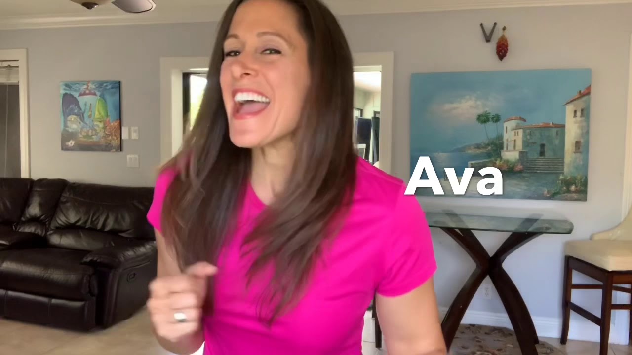 Learn to Spell AVA Toddler Song | Learn to Talk with Patty Shukla - YouTube