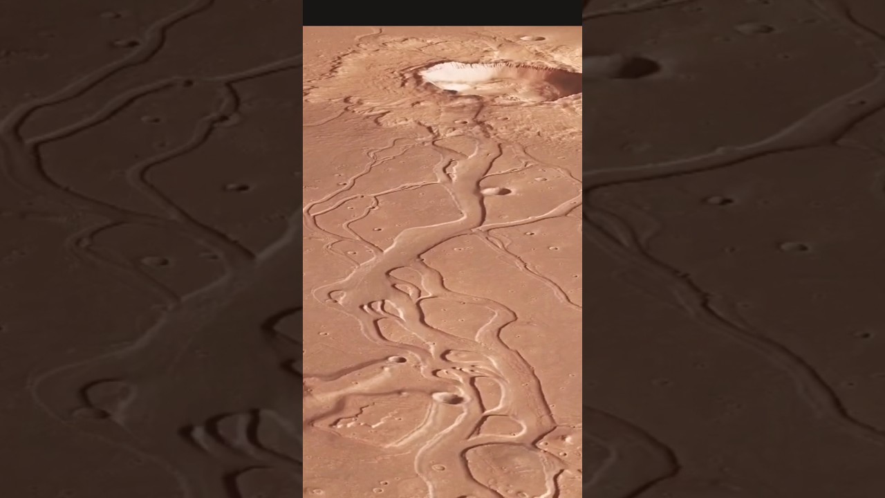 Ancient water channels on Mars #space #spacevideos #mars - YouTube