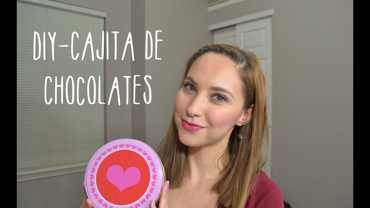 DIY - CAJA DE CHOCOLATES PARA SAN VALENTIN! IDEA DE REGALO - YouTube