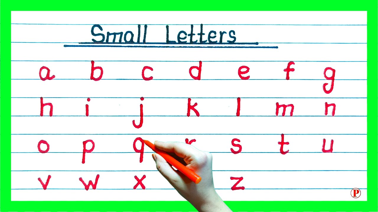 How To Draw Alphabet Small Letters For Kids, abcd, Alphabet phonic song ...