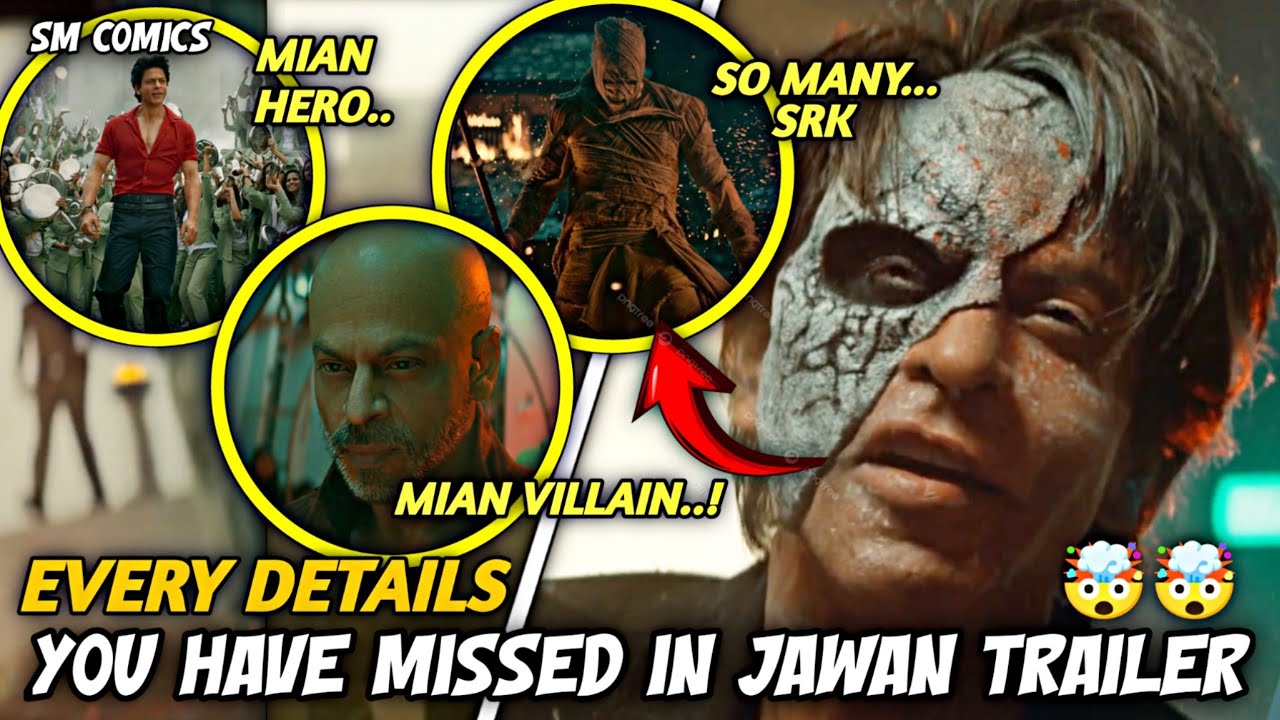 Srk Is The Main Villain..!! Jawan Trailer Details You Have Missed I ...