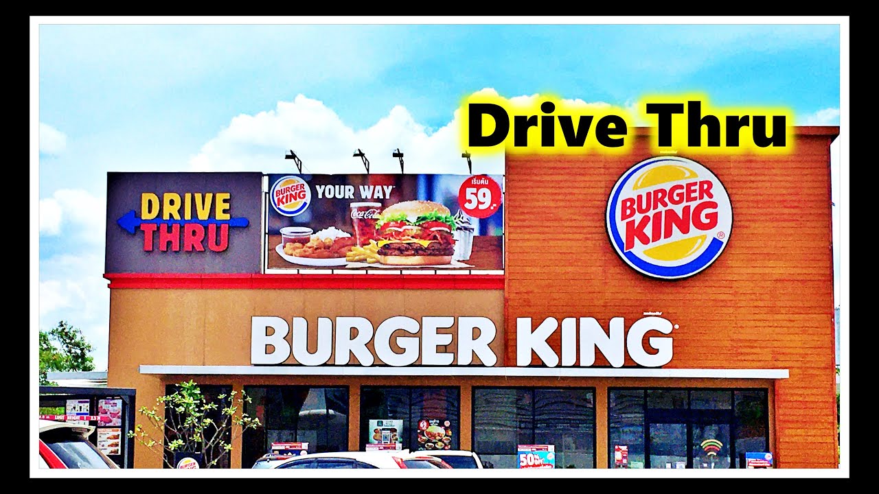 Burger King Drive Thru Thailand | New Normal Life - YouTube