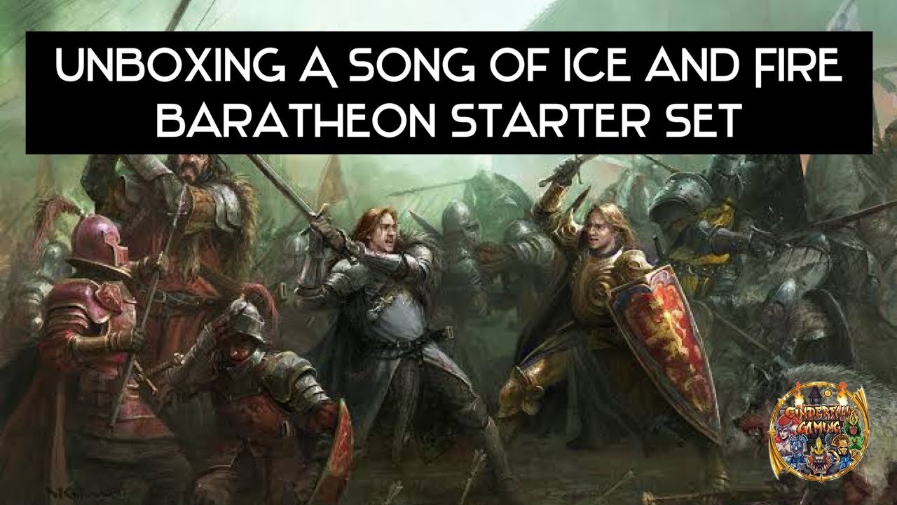 Unboxing "A Song of Ice and Fire" Baratheon Starter Set - YouTube
