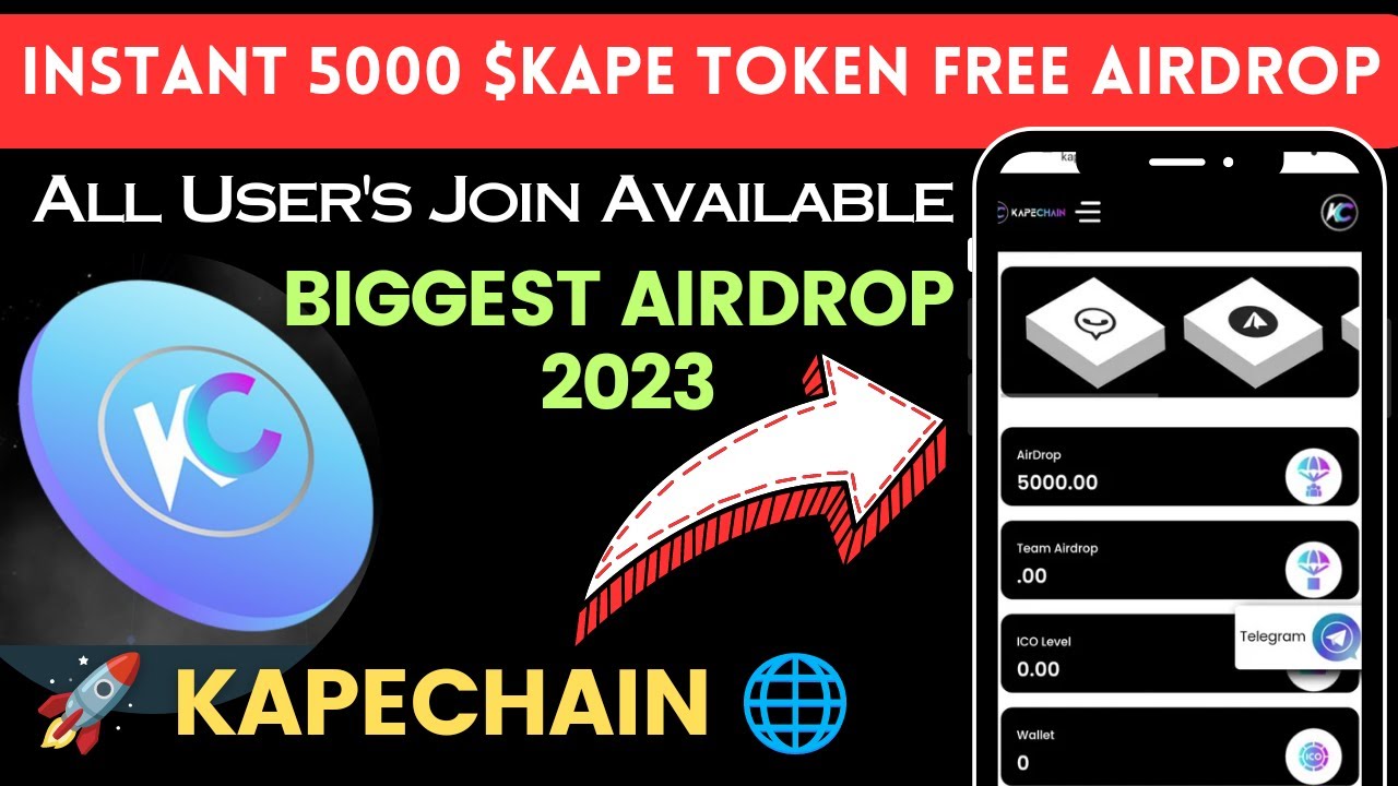New Crypto Airdrop KAPE Token | Biggest Airdrop 5000 KAPE Token Free ...