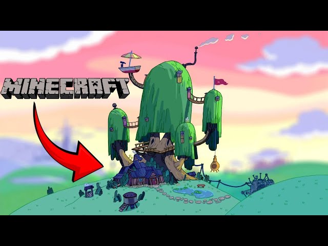 Minecraft Adventure Time Treehouse Adventure Time Adventure Map!