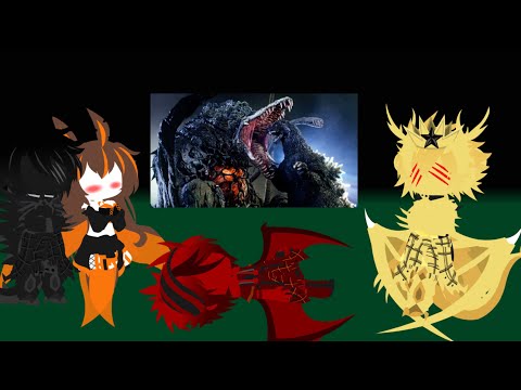 Kaiju react to If Kaiju could talk in Godzilla vs Biollante(links in pined comment and description)