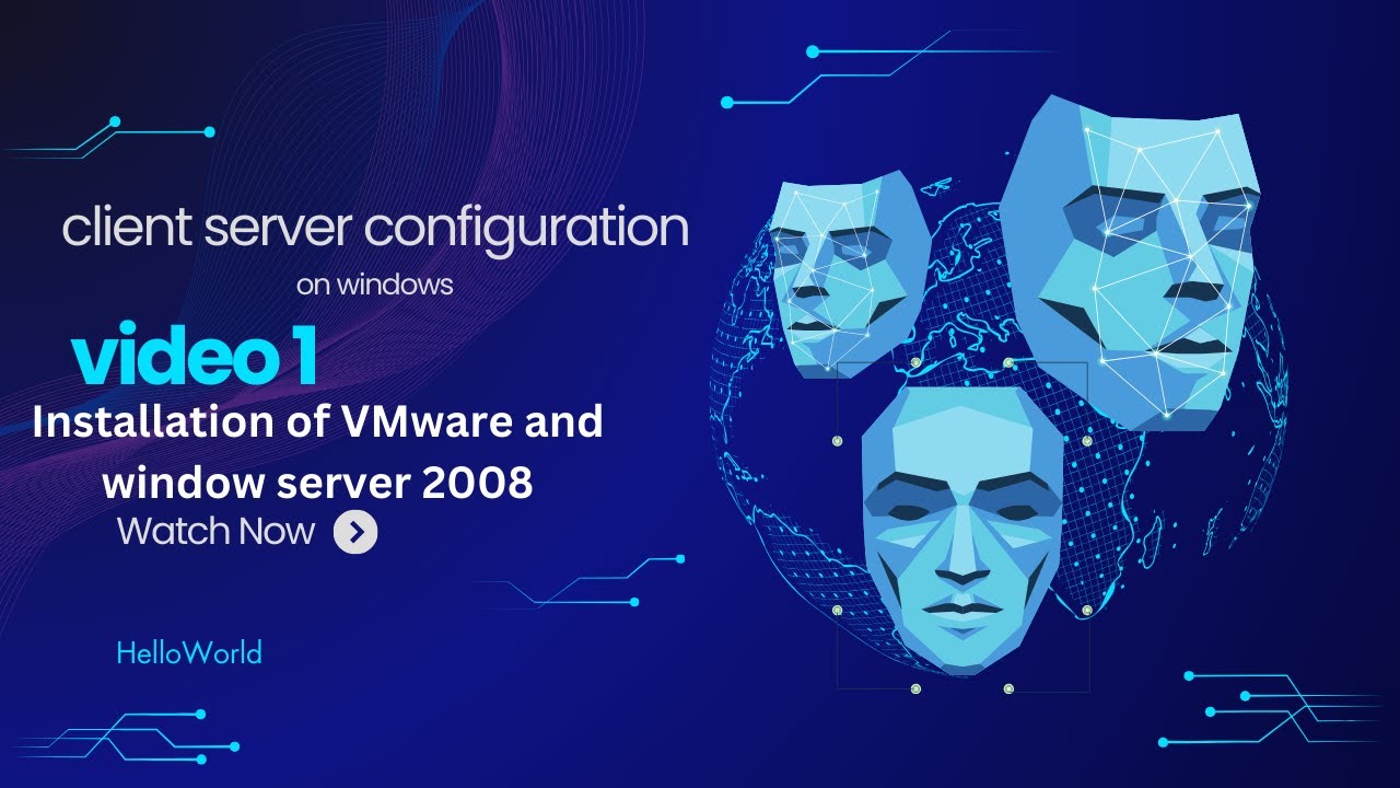 How to Install VMware & Windows Server 2008 | System Networks & Administration - Video 1 - YouTube