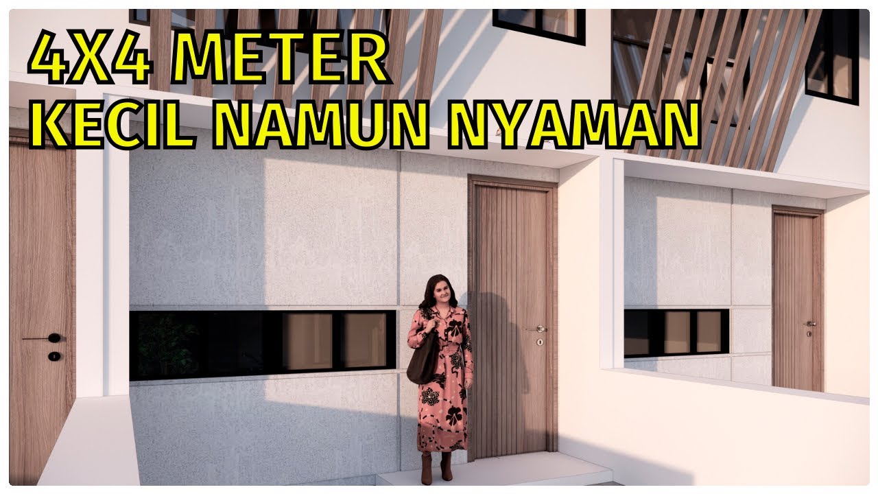 Renovasi rumah - 4x4 Meter Mungil Sederhana namun Nyaman - YouTube