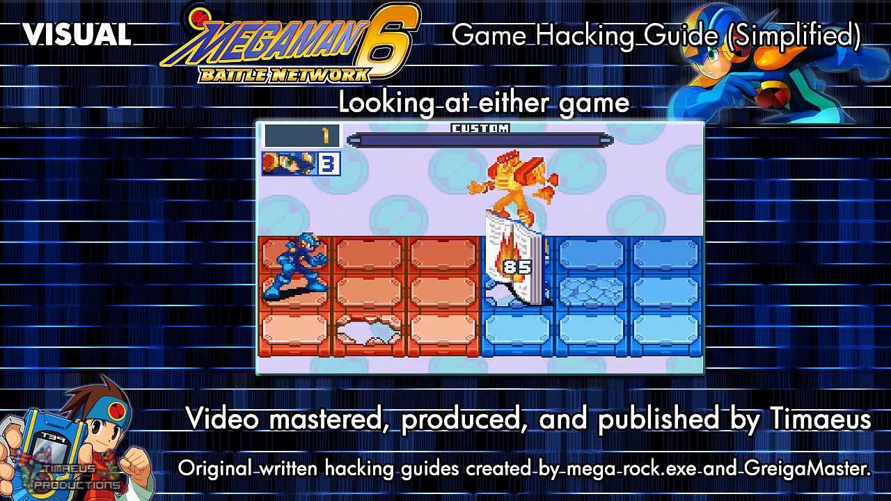 Visual Mega Man Battle Network 6 Battle Modding Guide (Simplified ...