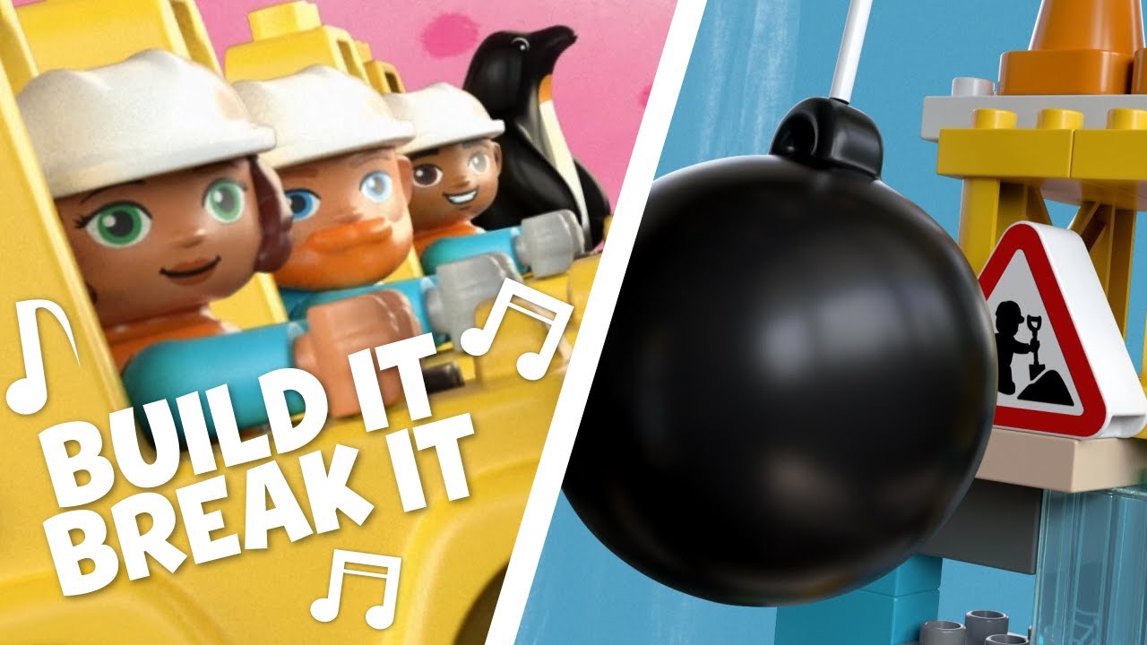 Fun Song for Kids! LEGO DUPLO BUILD IT BREAK IT | Full Song 2020 - YouTube