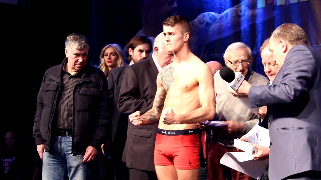 Marc McCullough vs Malkhaz Tatrishvil weigh in and Head to Head - YouTube