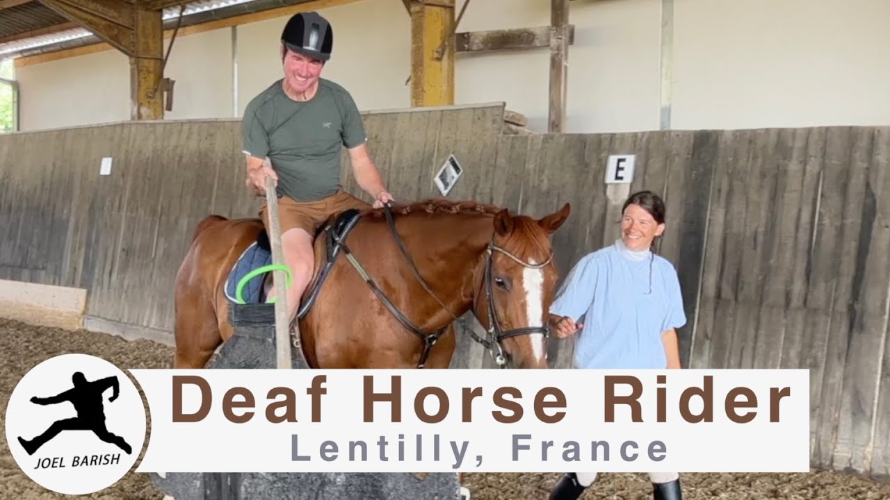 France: Professional Deaf Horse Rider in Action - YouTube