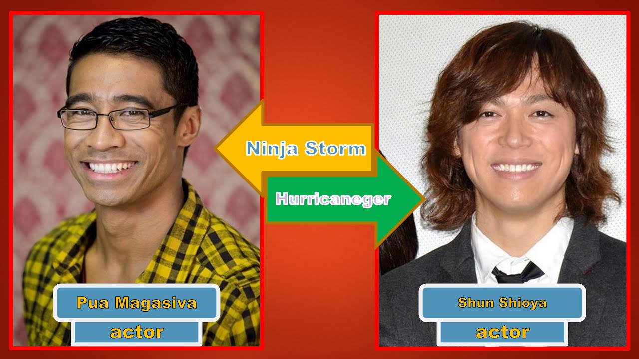Power Rangers NinjaStorm VS NinpuSentai Hurricaneger(Cast Comparision ...