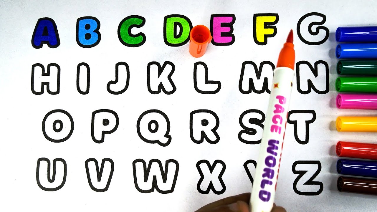 📚 ABCD Learning! Color & Explore Alphabet for Preschool & Kindergarten ...