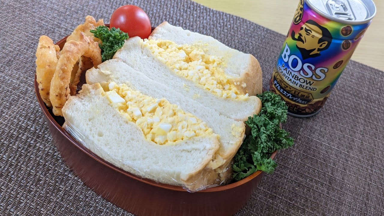 【Bento】How “Tamago-Sand (Egg Sandwiches)” bento boxes are made ...