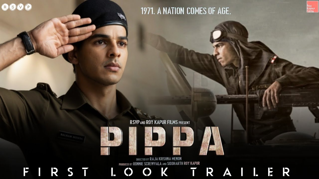 PIPPA Teaser Trailer Motion Poster | Ishaan Khattar | Mrunal Thakur ...