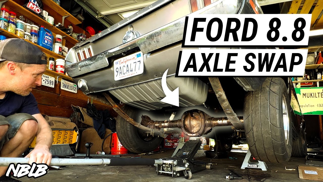 Swapping a Ford Explorer 8.8 Rear End into my 1968 Mustang - YouTube