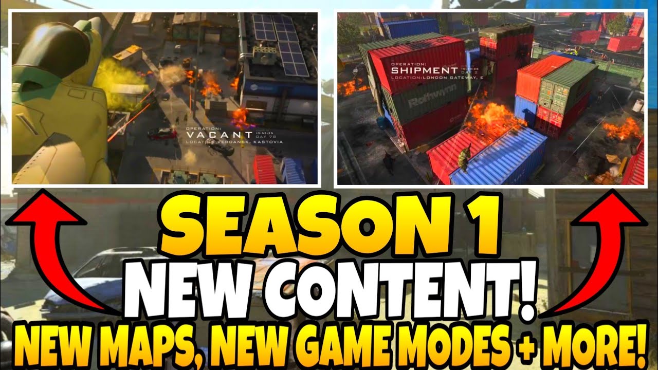 NEW SEASON 1 CONTENT! | New 2v2 Gunfight Maps + More! | Modern Warfare ...