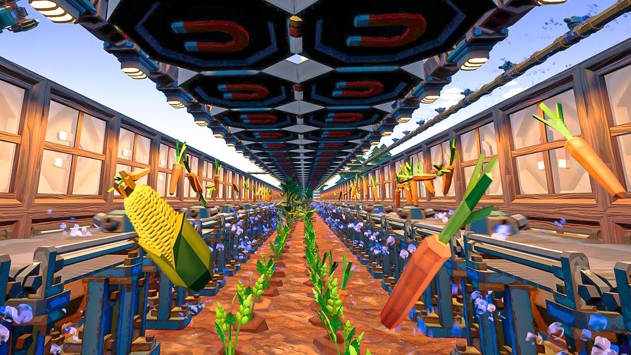 I Engineered an Automated Farming & Meal Prep Factory - Hydroneer - YouTube