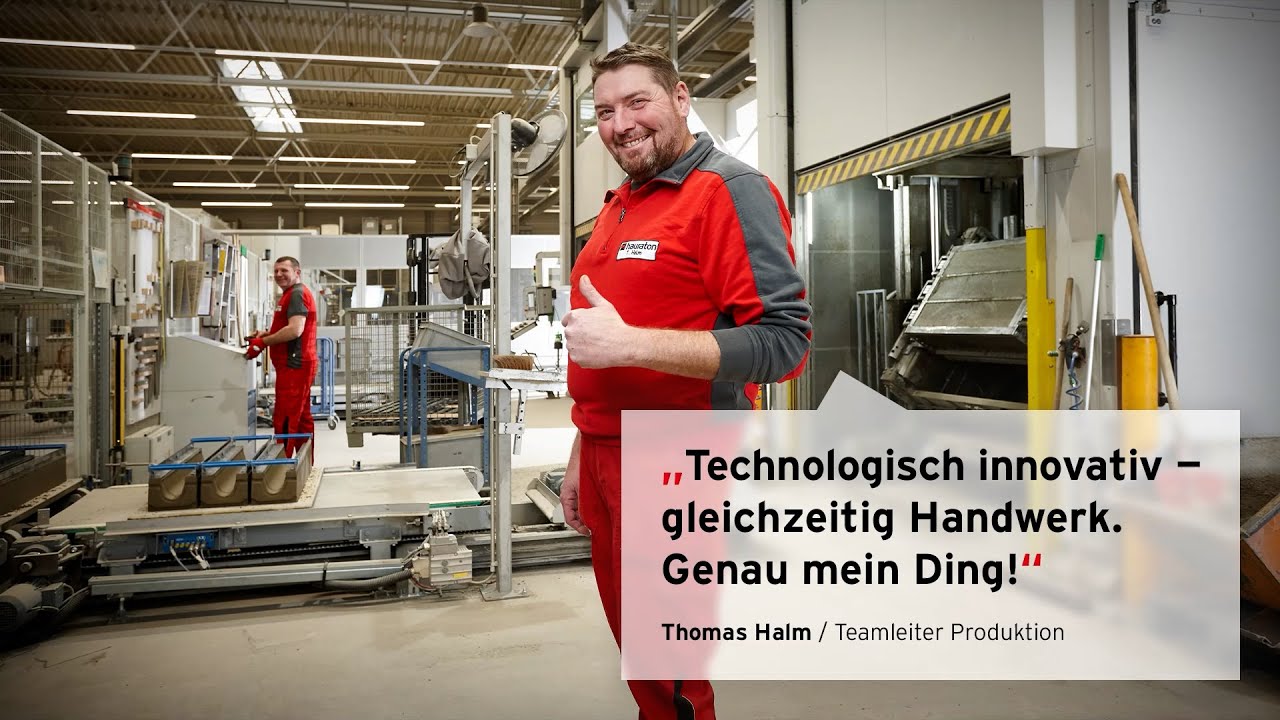 Thomas Halm - Teamleiter Produktion bei HAURATON - YouTube