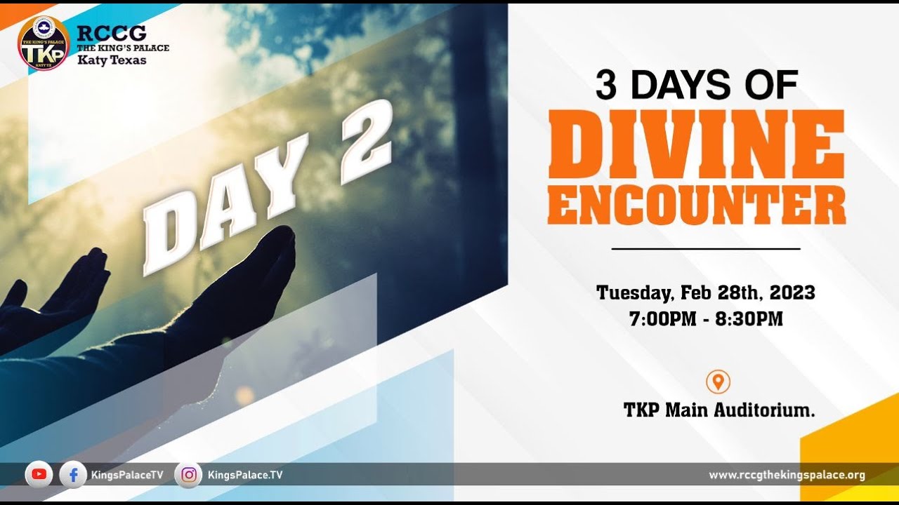 RCCG TKP || Divine Encounter Night || Day 2 || February 28th 2023 - YouTube