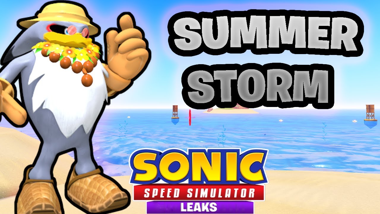 *SUMMER STORM* IS HERE! (Sonic Speed Simulator) - YouTube