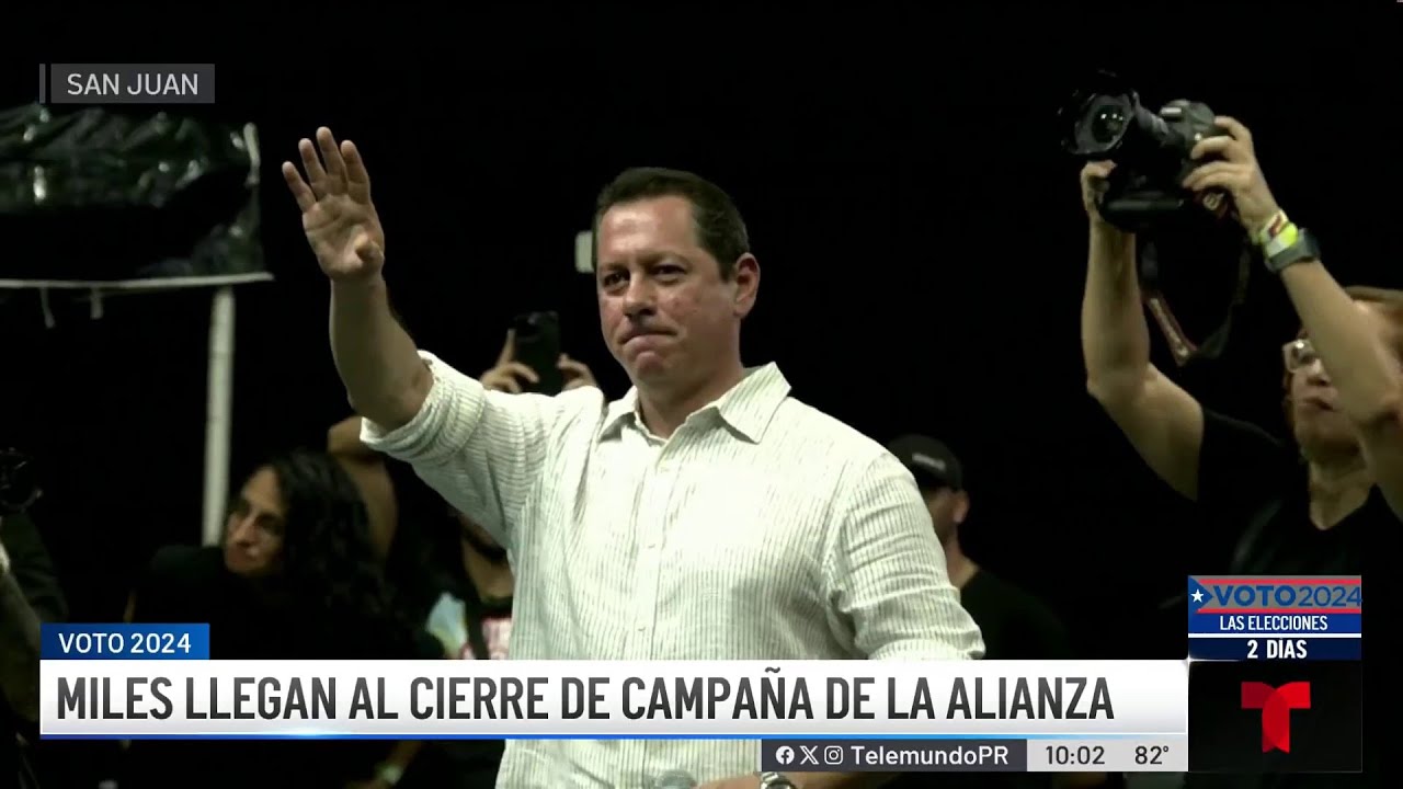 Cierre de campaña de la Alianza entre el PIP y MVC - YouTube