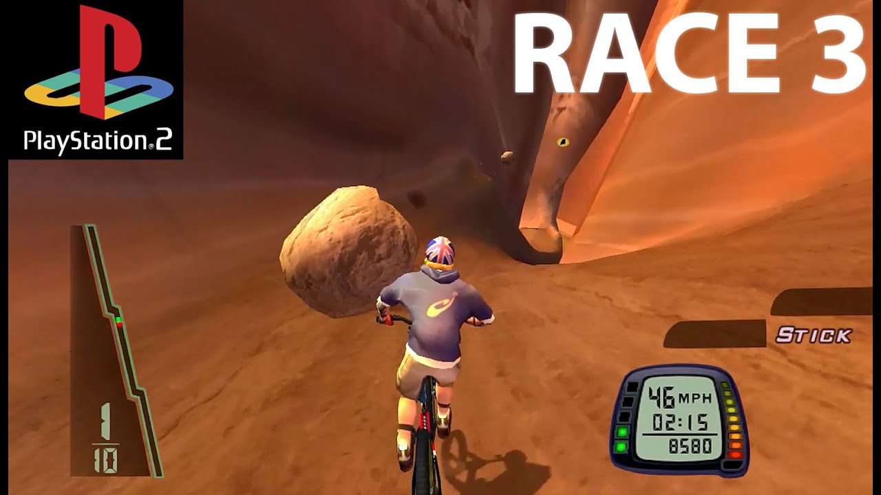 The DEADLIEST RACING game | Downhill Domination | RACE 3 | PS2/pcsx2 # ...