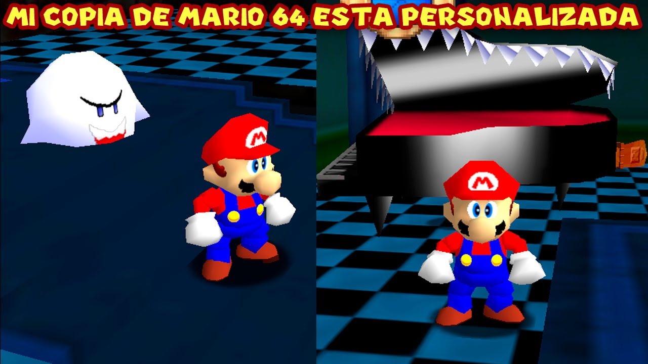 MI COPIA DE MARIO 64 ESTÁ PERSONALIZADA !! - Mario 64 Warped World con ...