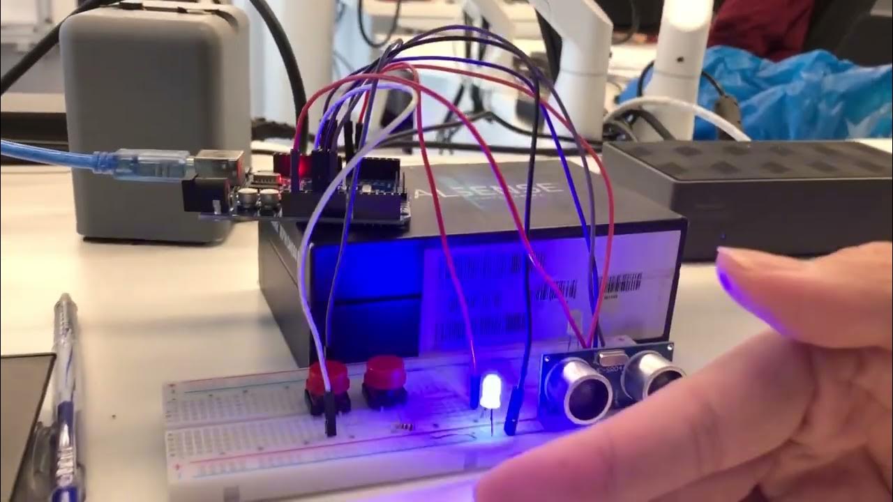 Arduino Sensor Interaction with Robotic Simulation in MATLAB - YouTube