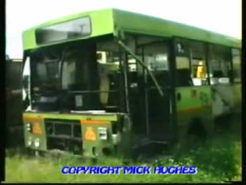 Buses for scrap in Ireland - YouTube