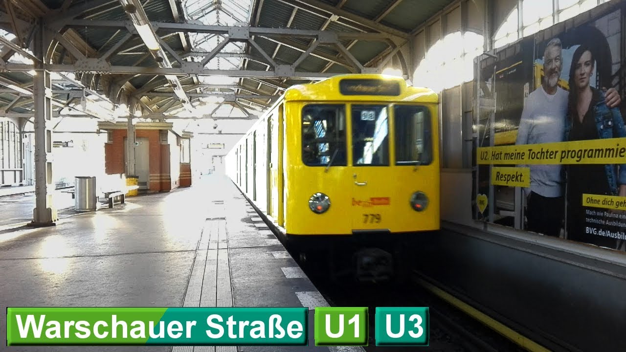 Warschauer Straße U1 - U3 : U-Bahn Berlin ( BVG A3L71 ) - YouTube