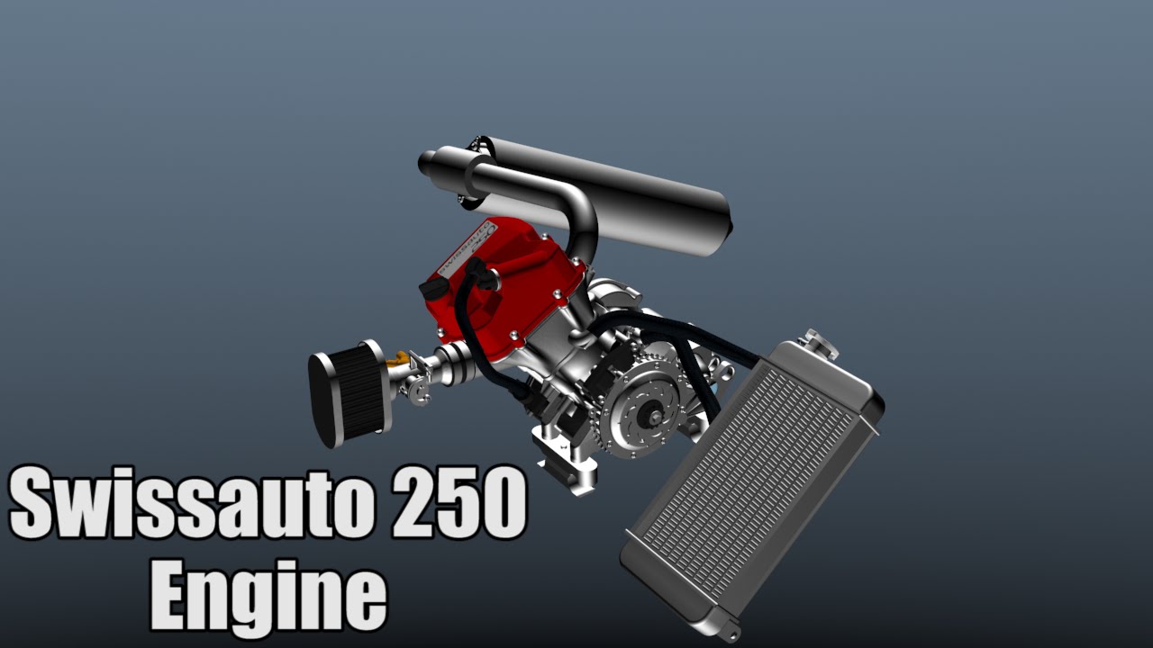 Swissauto 250 Engine - E128 Final Project - YouTube