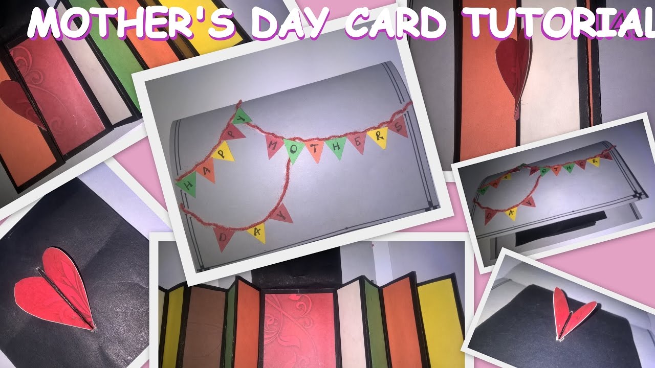 DIY MOTHER'S DAY CARD Waterfall Card for Beginners II Ridhima Bansal ...