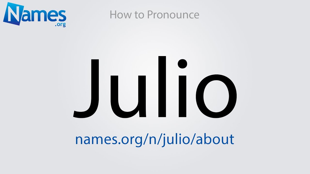 How To Pronounce Julio YouTube how-to-pronounce-julio-youtube