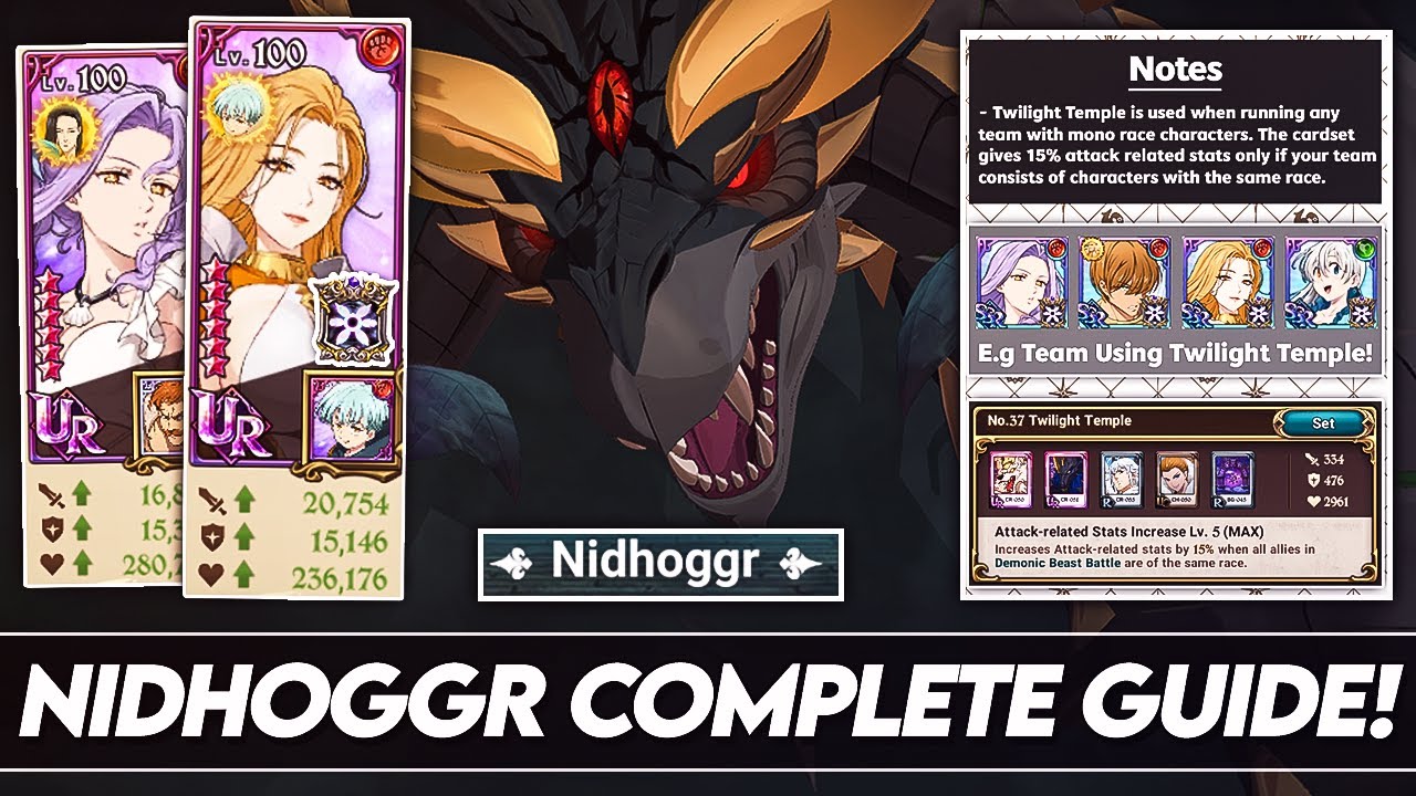 *UPDATED* Complete Guide To ALL FLOORS Of Nidhoggr! Best Gearsets/Team ...
