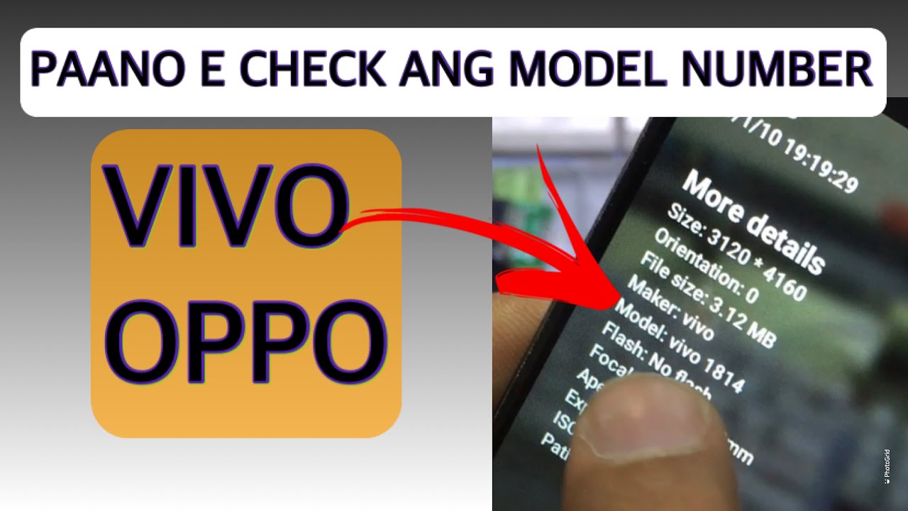 Paano e check ang model number ng Vivo at Oppo phone - YouTube
