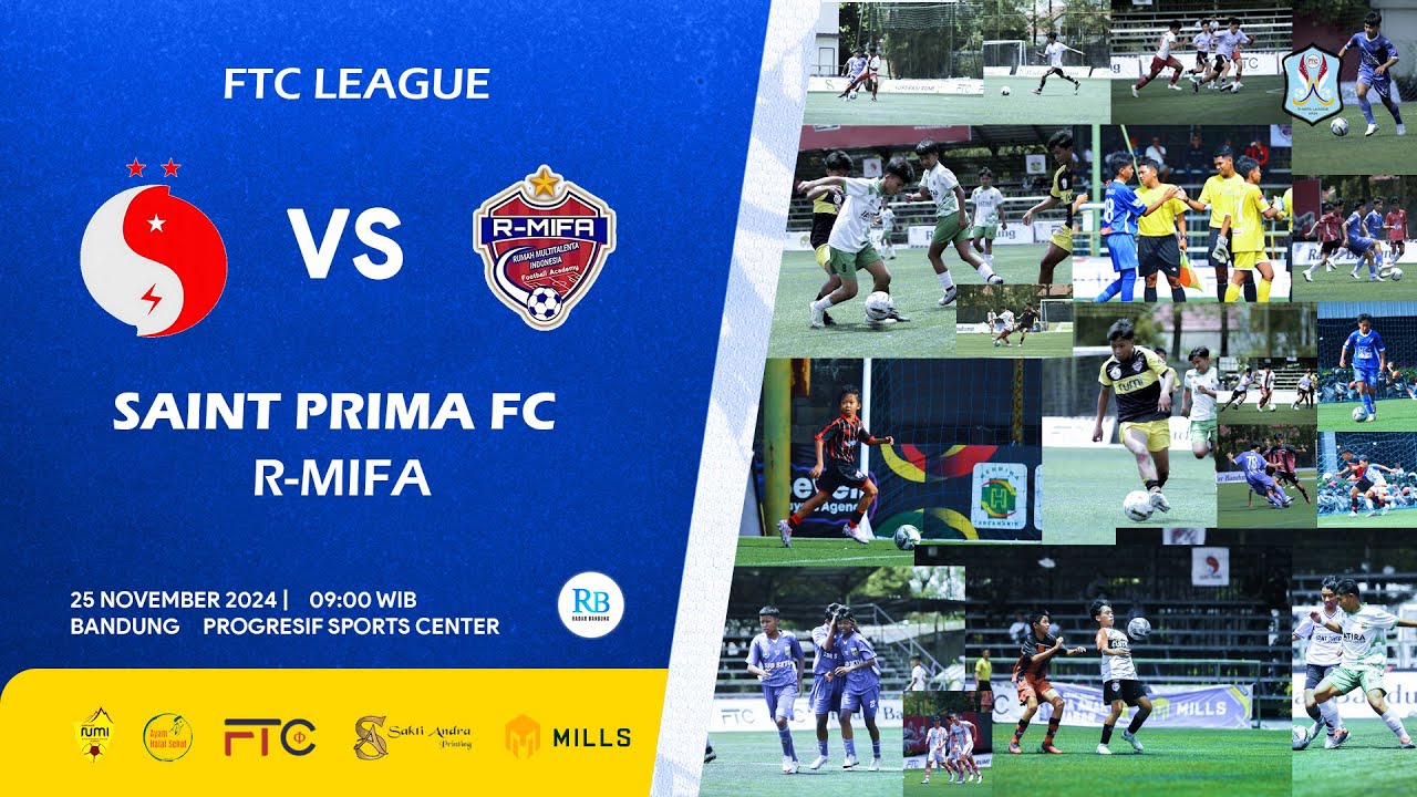 SAINT PRIMA FC VS R-MIFA FOOTBALL ACADEMY | FTC R-MIFA League 2024 ...