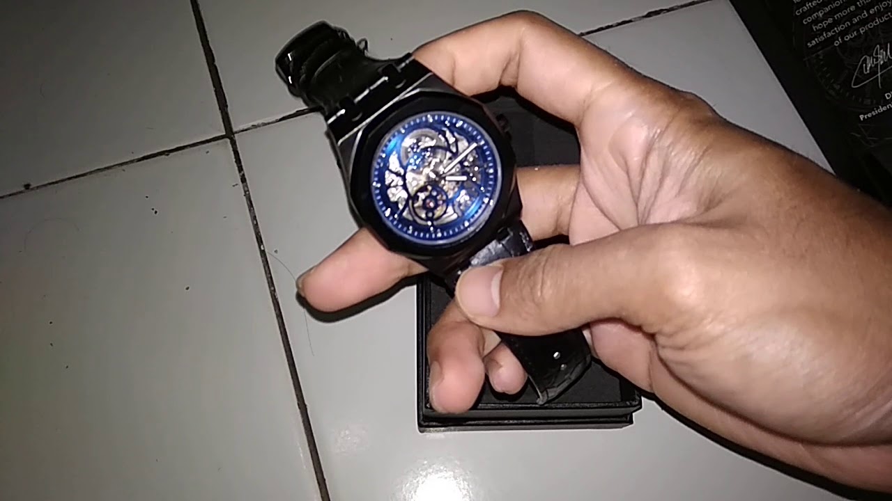 JAM TANGAN AUTOMATIC BRAND INDONESIA | PARLENT KRONOS BLACK | PARLENT ...